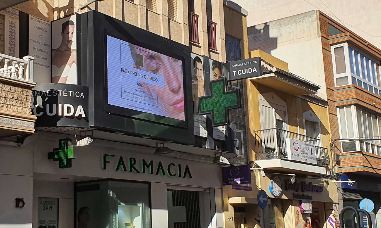 Rótulo led para negocios ⚡ ins-digital cartelería digital